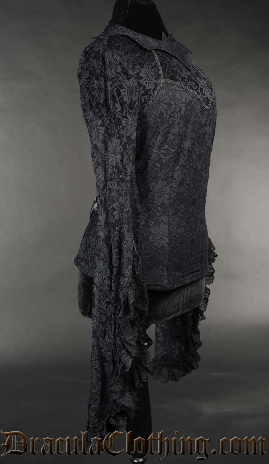 Bat Trumpet Sleeved Top – DraculaClothing