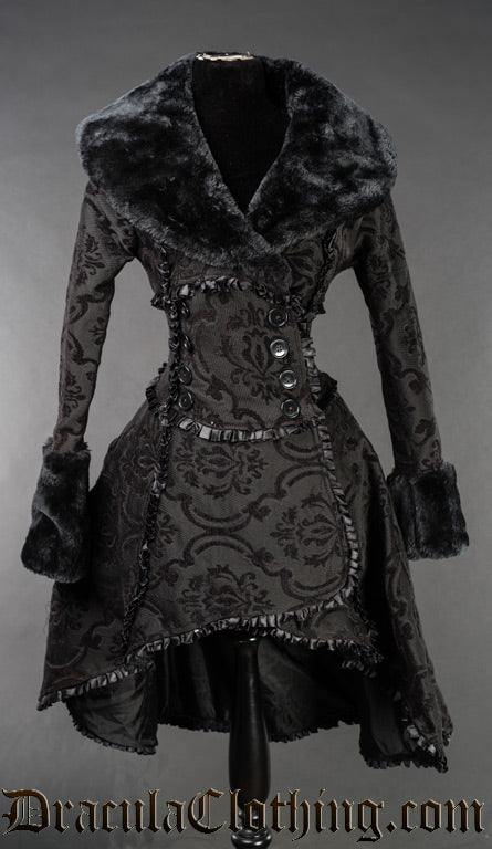 Black Queen Coat – DraculaClothing