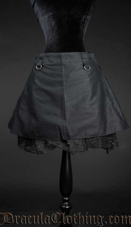 Pull Up Short Skirt – DraculaClothing