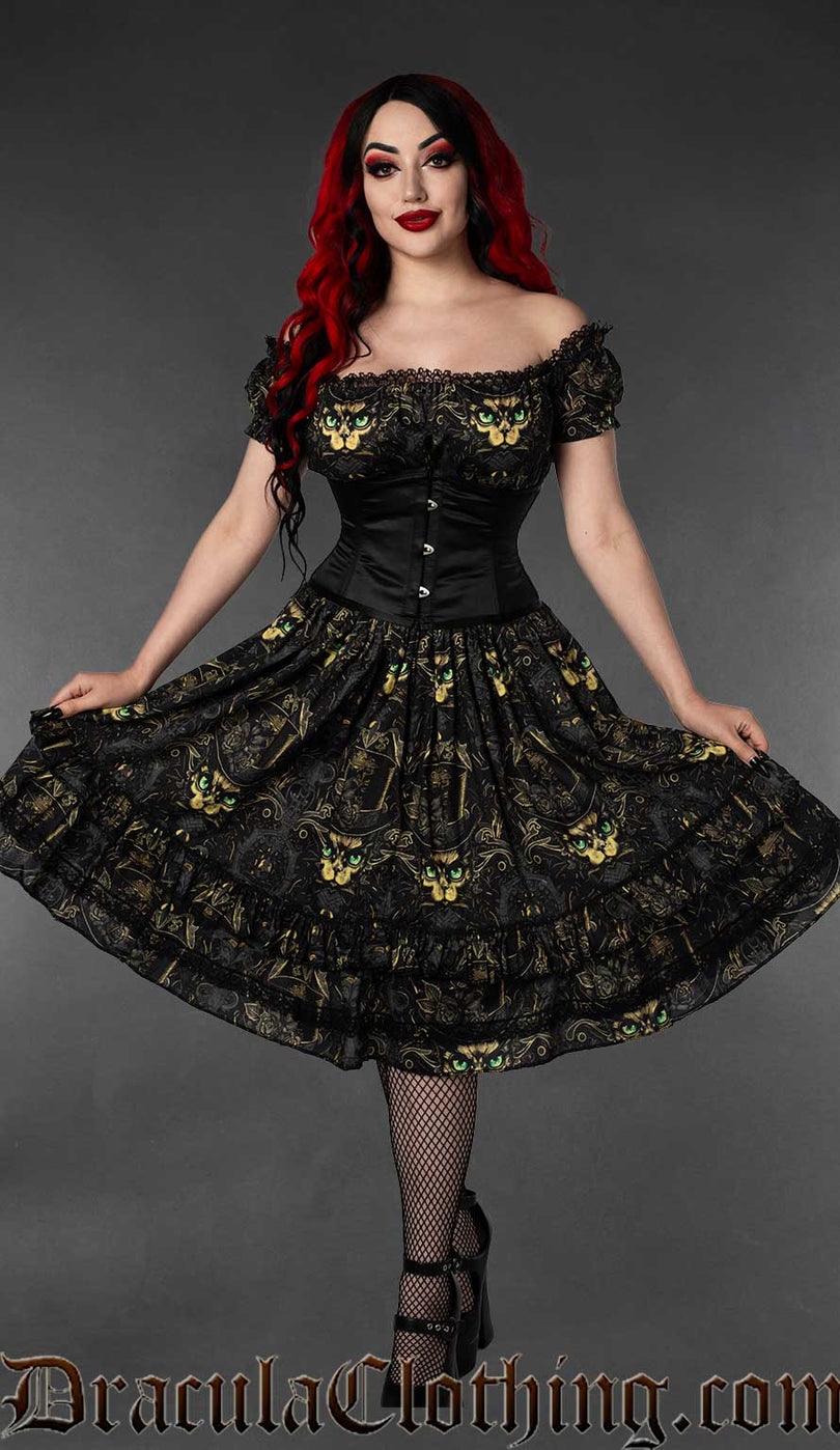 Purrfect Gothabilly Dress – DraculaClothing