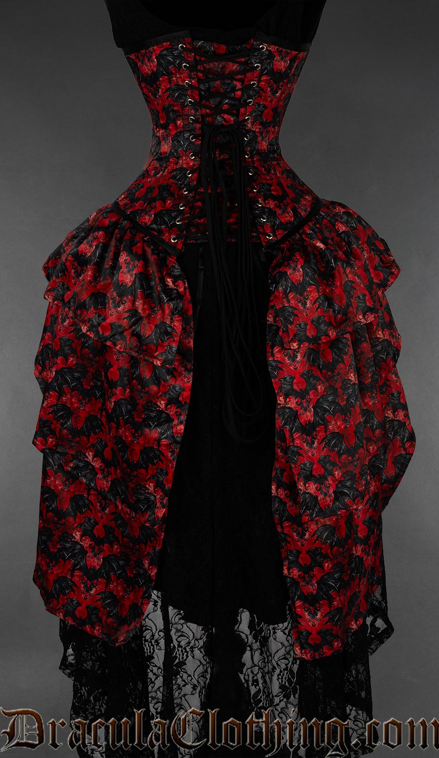 Vampire Bats Bustle Corset – DraculaClothing